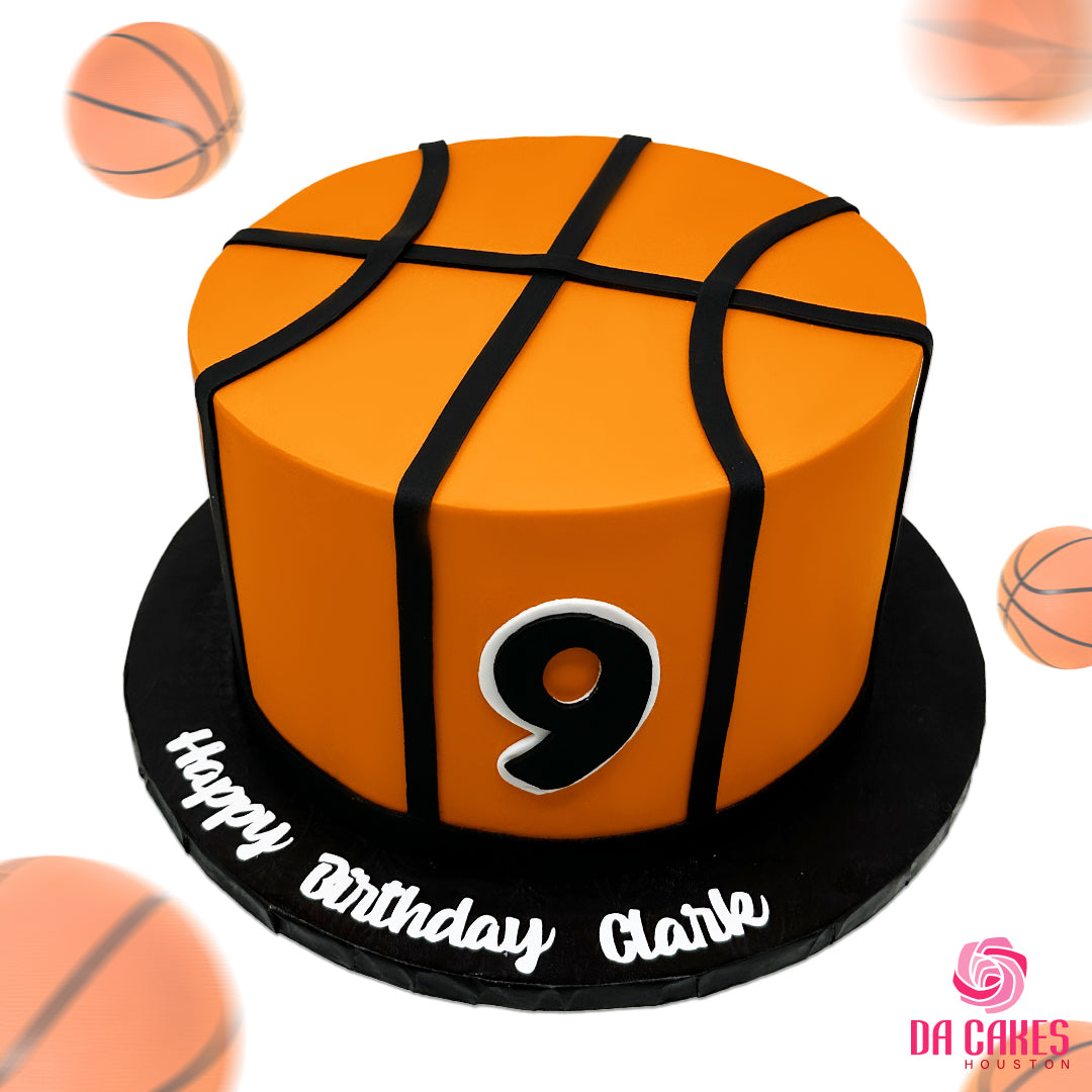 Basketball Ball Cake – Da Cakes Houston