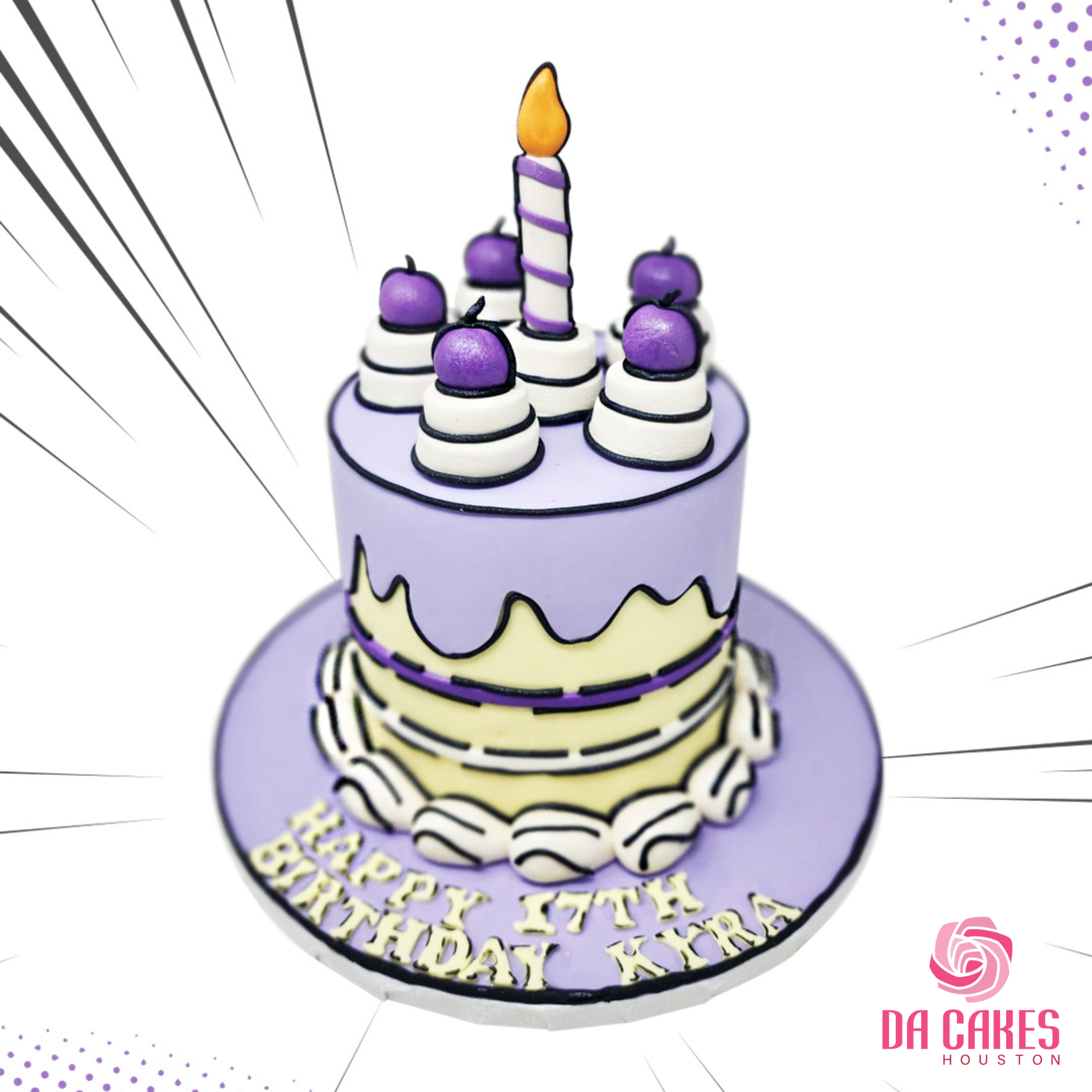 Comic Art Cake – Da Cakes Houston