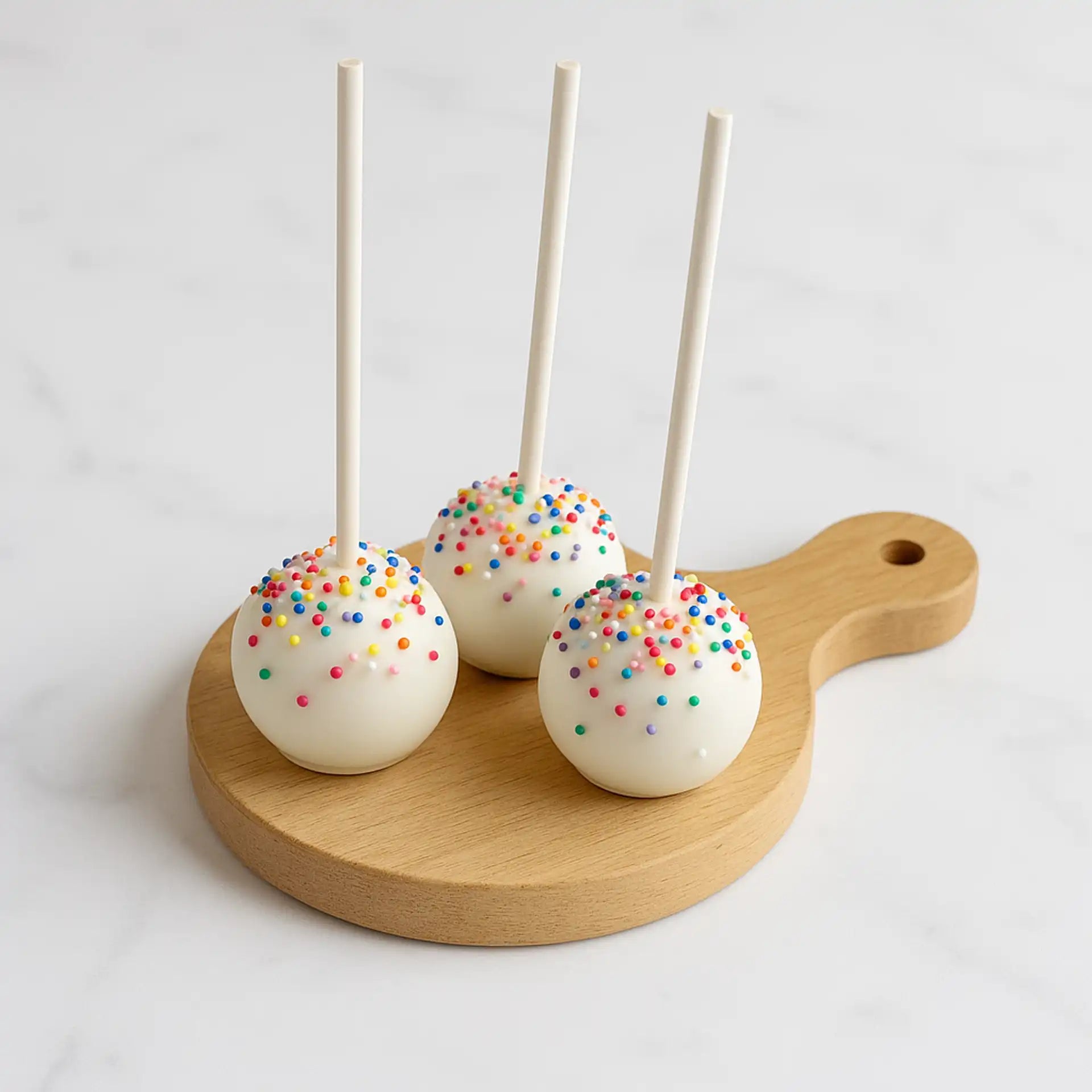 Vanilla Sprinkles Cake Pop – Da Cakes Houston
