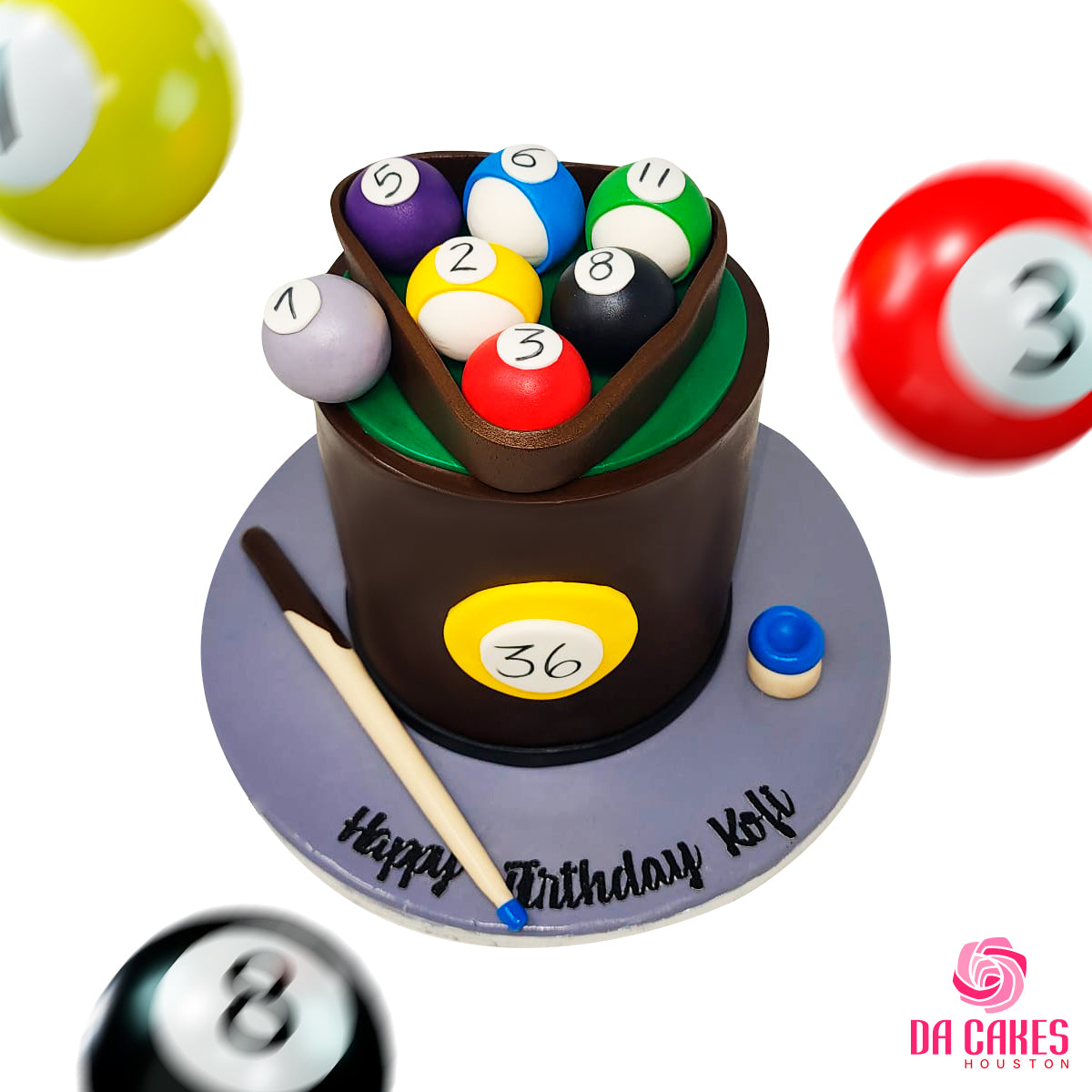 Pool Theme Cake – Da Cakes Houston